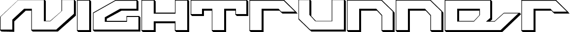 Nightrunner Extra-Condensed Italic font
