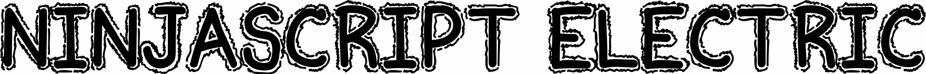 Ninjascript Electric DemiBold font | Fonts2u.com
