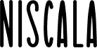 Niscala font