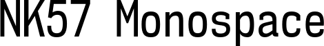 NK57MonospaceEb-Regular font | Fonts2u.com