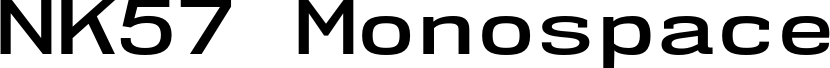 NK57MonospaceEb-Regular font | Fonts2u.com