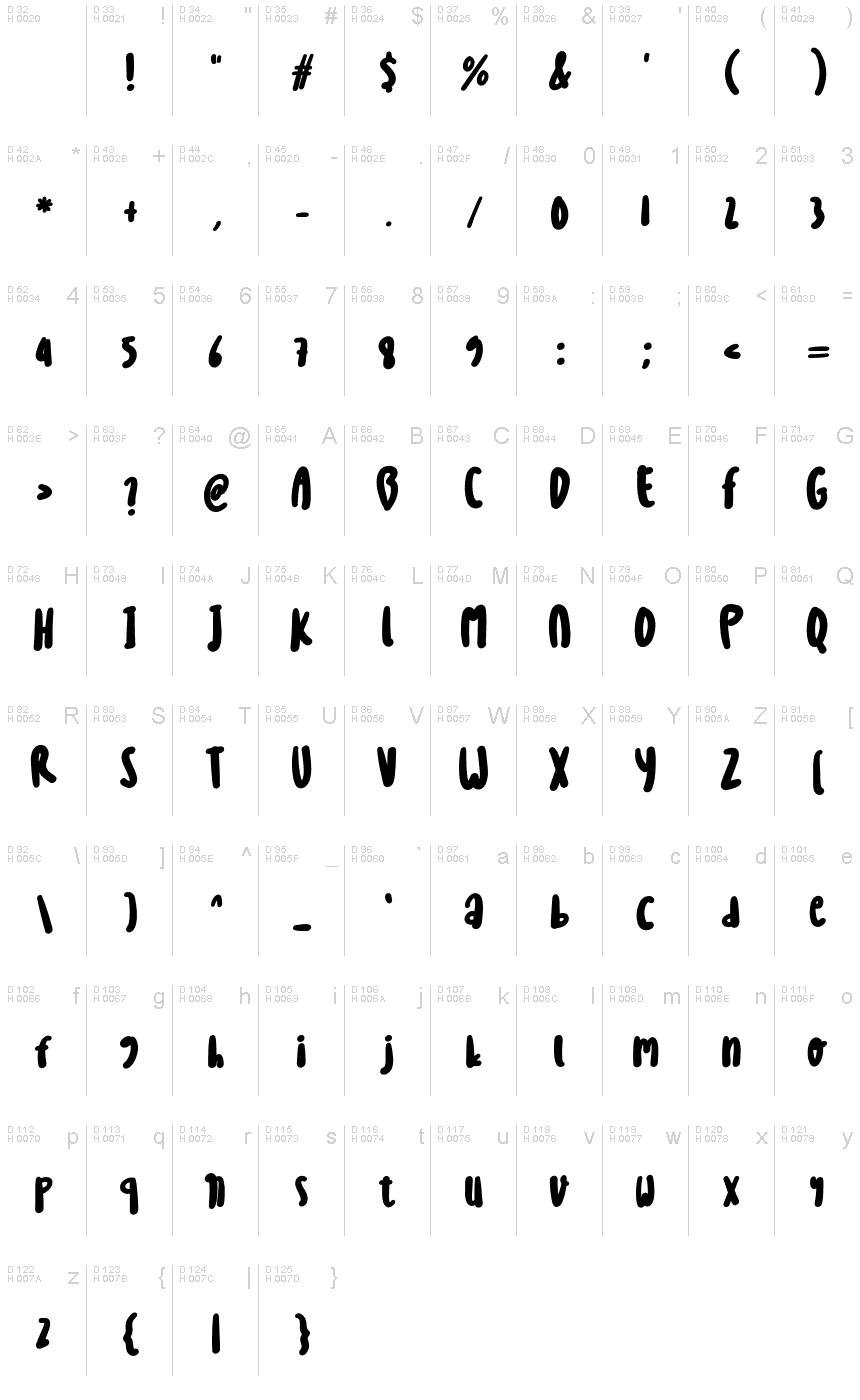 Notebook font | Fonts2u.com
