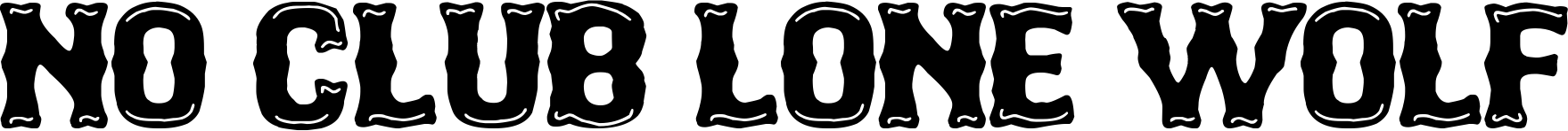 No Club Lone Wolf font | Fonts2u.com
