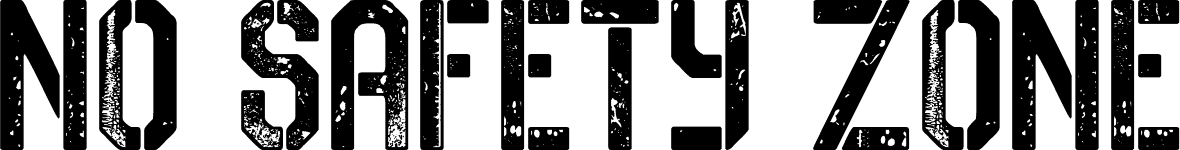 No Safety Zone font | Fonts2u.com