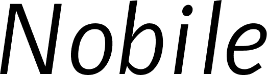 Nobile Italic font | Fonts2u.com