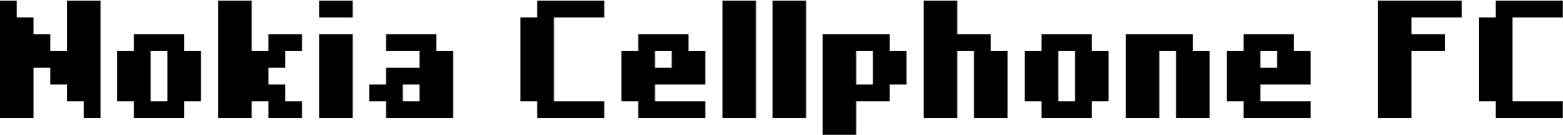 Nokia Cellphone FC Small font | Fonts2u.com
