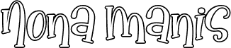 Nona Manis Regular font