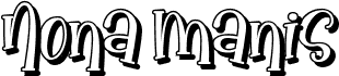 Nona Manis Regular font