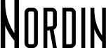 Nordin Free Outline font | Fonts2u.com
