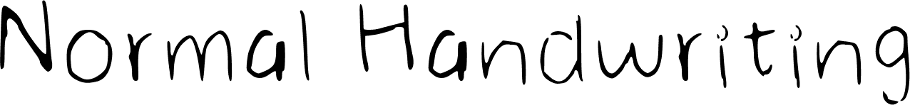 Normal Handwriting Regular font | Fonts2u.com