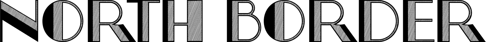 North Border Regular font | Fonts2u.com