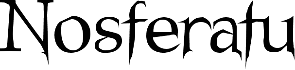 Nosferatu Regular font