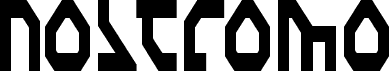 Nostromo font