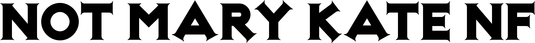 Not Mary Kate NF font | Fonts2u.com