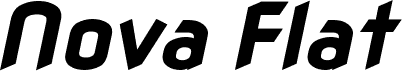 Nova Flat Slim Bold font | Fonts2u.com