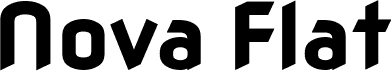 Nova Flat Slim Bold font | Fonts2u.com