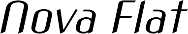 Nova Flat Slim Bold font | Fonts2u.com