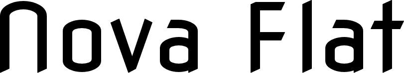 Nova Flat font