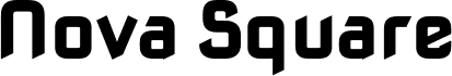 Nova Square Slim Bold font