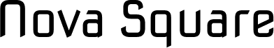 Nova Square Slim Bold font