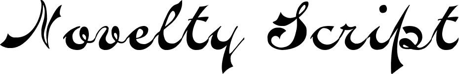 Novelty Script plain font