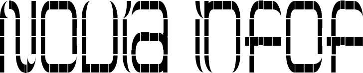 Novia Infof Regular font | Fonts2u.com