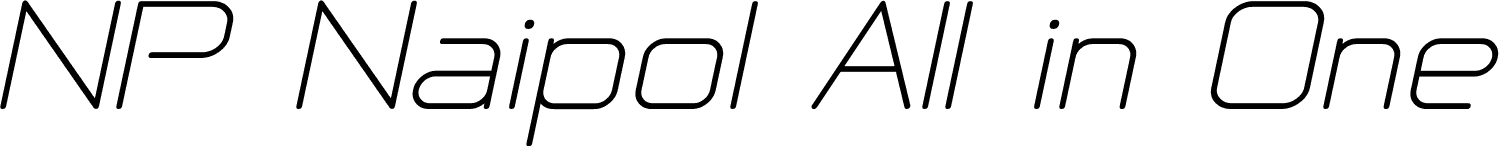 NP Naipol All in One Italic font | Fonts2u.com