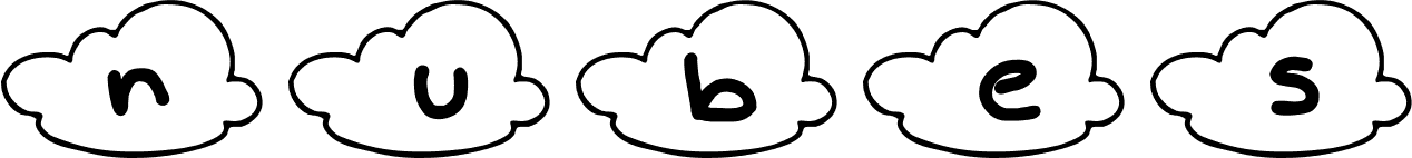 nubes font