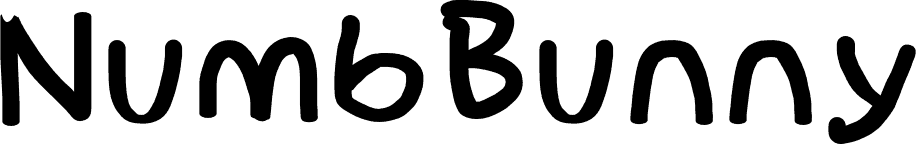 NumbBunny Black font | Fonts2u.com