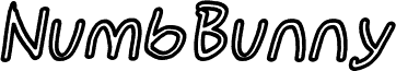 NumbBunny Bold font | Fonts2u.com