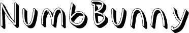NumbBunny font | Fonts2u.com