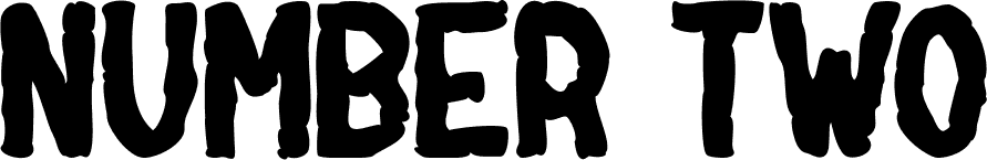 NUMBER two font | Fonts2u.com