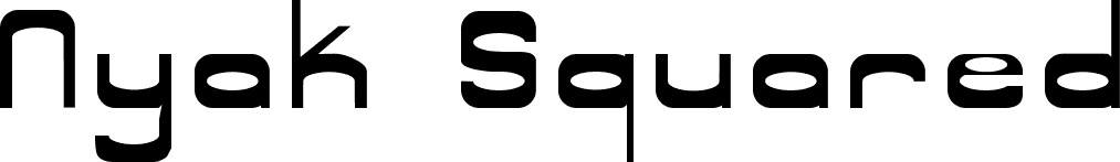 Nyak Squared 1 font | Fonts2u.com