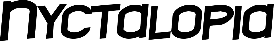 Nyctalopia tilt font | Fonts2u.com
