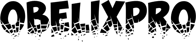 Obelix Pro Broken font