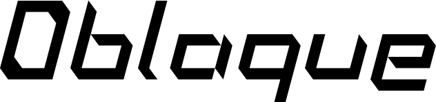 Oblaque Oblique font | Fonts2u.com