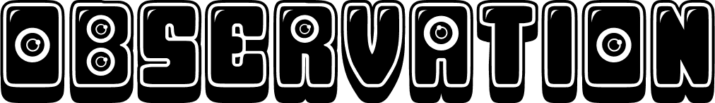 Observation Extruded Regular font