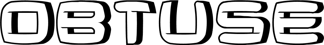 Obtuse Regular font | Fonts2u.com