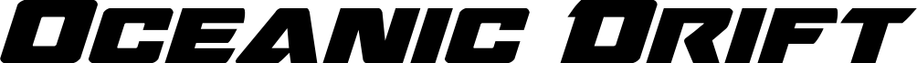 Oceanic Drift 3D font | Fonts2u.com