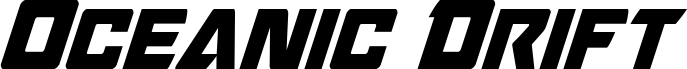 Oceanic Drift 3D font | Fonts2u.com