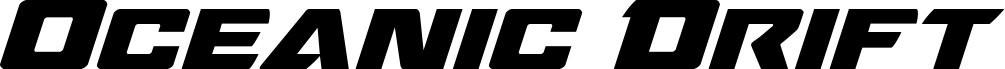 Oceanic Drift 3D font | Fonts2u.com
