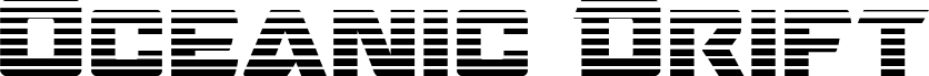 Oceanic Drift 3D Regular font | Fonts2u.com