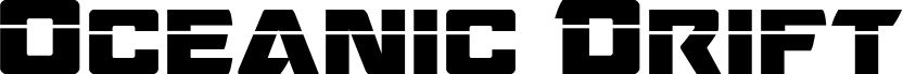 Oceanic Drift Laser Regular font | Fonts2u.com