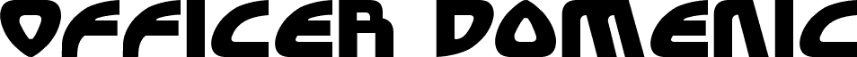 Officer Domenic Italic font | Fonts2u.com