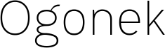 Ogonek font | Fonts2u.com
