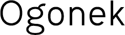 Ogonek Heavy font | Fonts2u.com