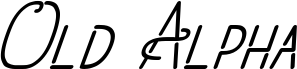 Old Alpha Regular font | Fonts2u.com