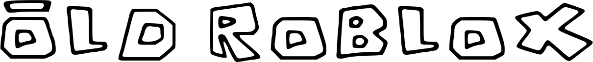Old Roblox Font Regular fonte | Fonts2u.com