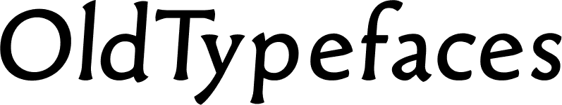 OldTypefaces font