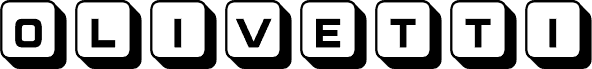 Olivetti Filled font | Fonts2u.com